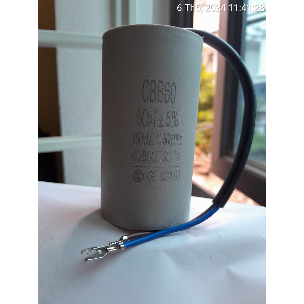 tụ 50uf-450VAC CBB60 tụ động cơ điện chất lượng cao tụ motor | Shopee Việt Nam