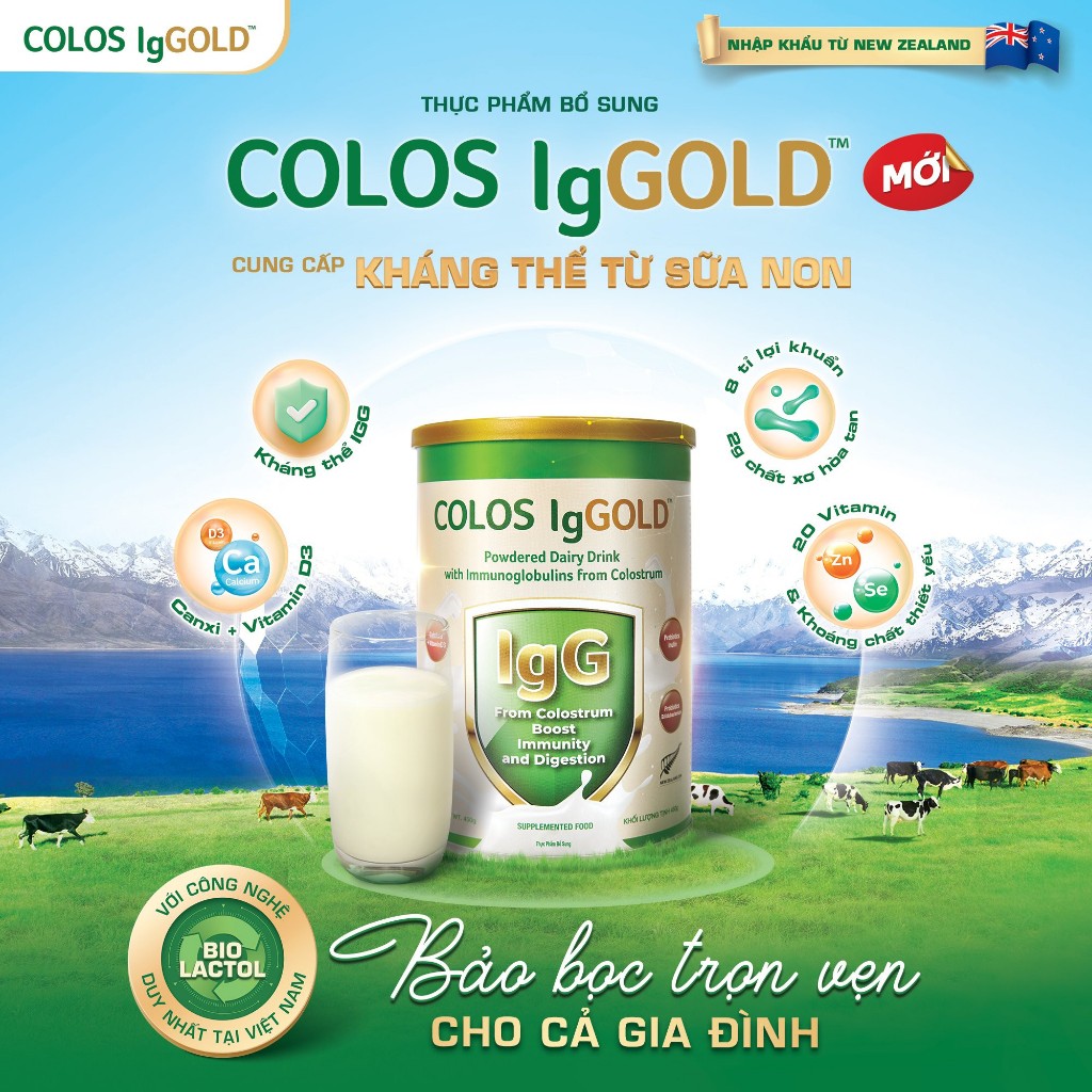 Sữa non Colos Iggold Care fore global Việt Nam Dr.lacir hỗ trợ sức khoẻ ...