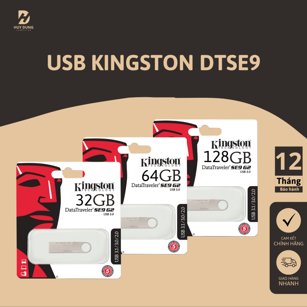 Usb Kingston DTSe9 mỏng nhẹ chất lượng | Shopee Việt Nam