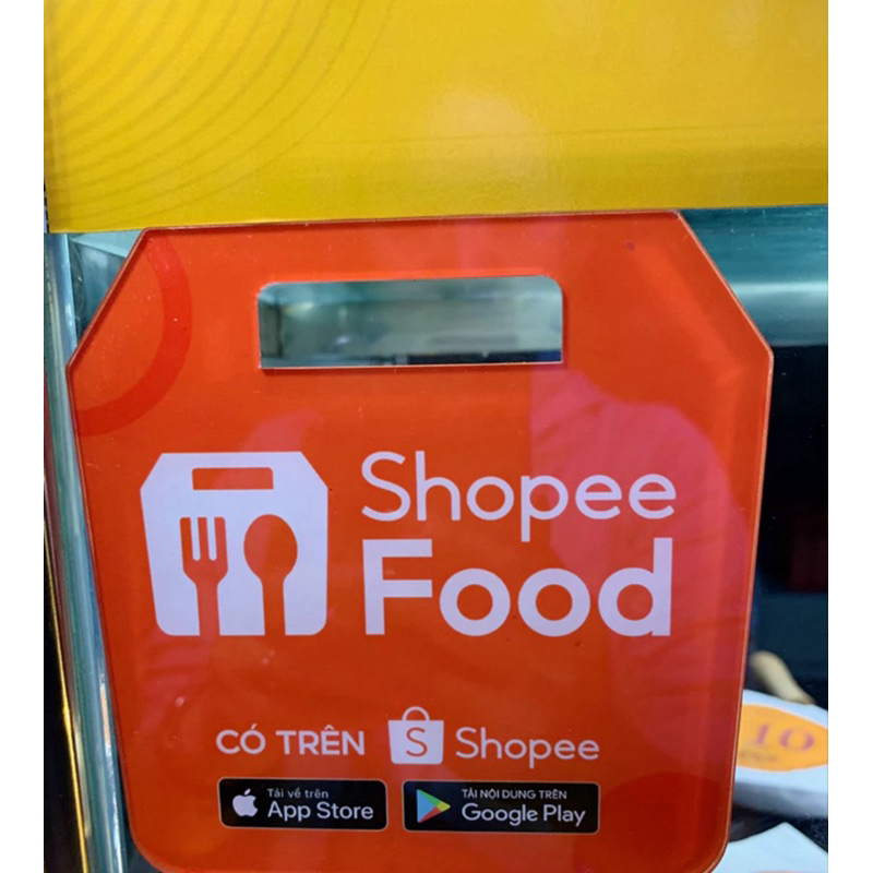 logo shopeefood bằng nhựa cứng | Shopee Việt Nam