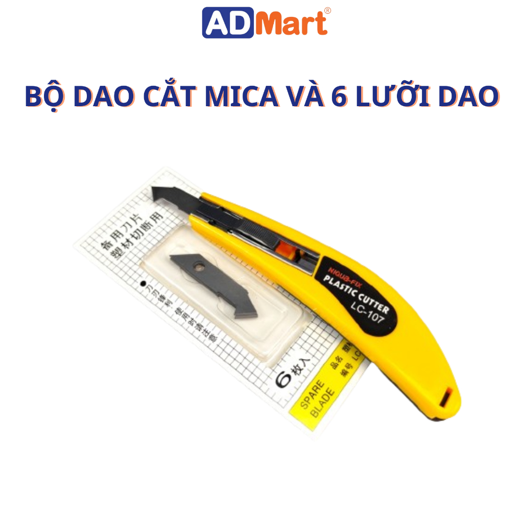 Bộ dao và lưỡi dao cắt mica | Dao cắt nhựa acrylic alu decal chuyên ...