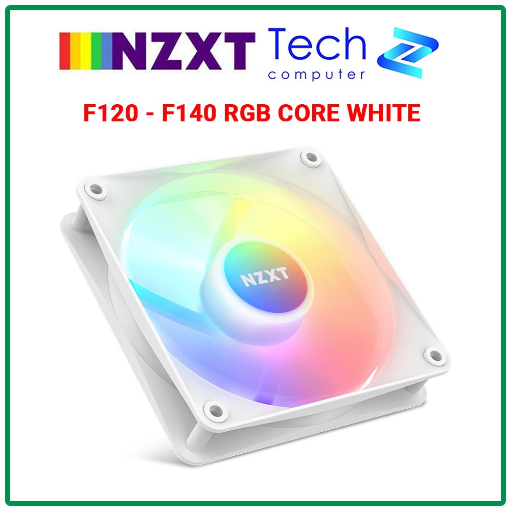 Fan Case NZXT F120 - F140 RGB CORE WHITE (Single Pack) | Shopee Việt Nam