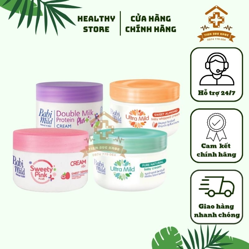 Kem Dưỡng Ẩm Dưỡng Da Bé Babi Mild Thái Lan 50gr | Shopee Việt Nam