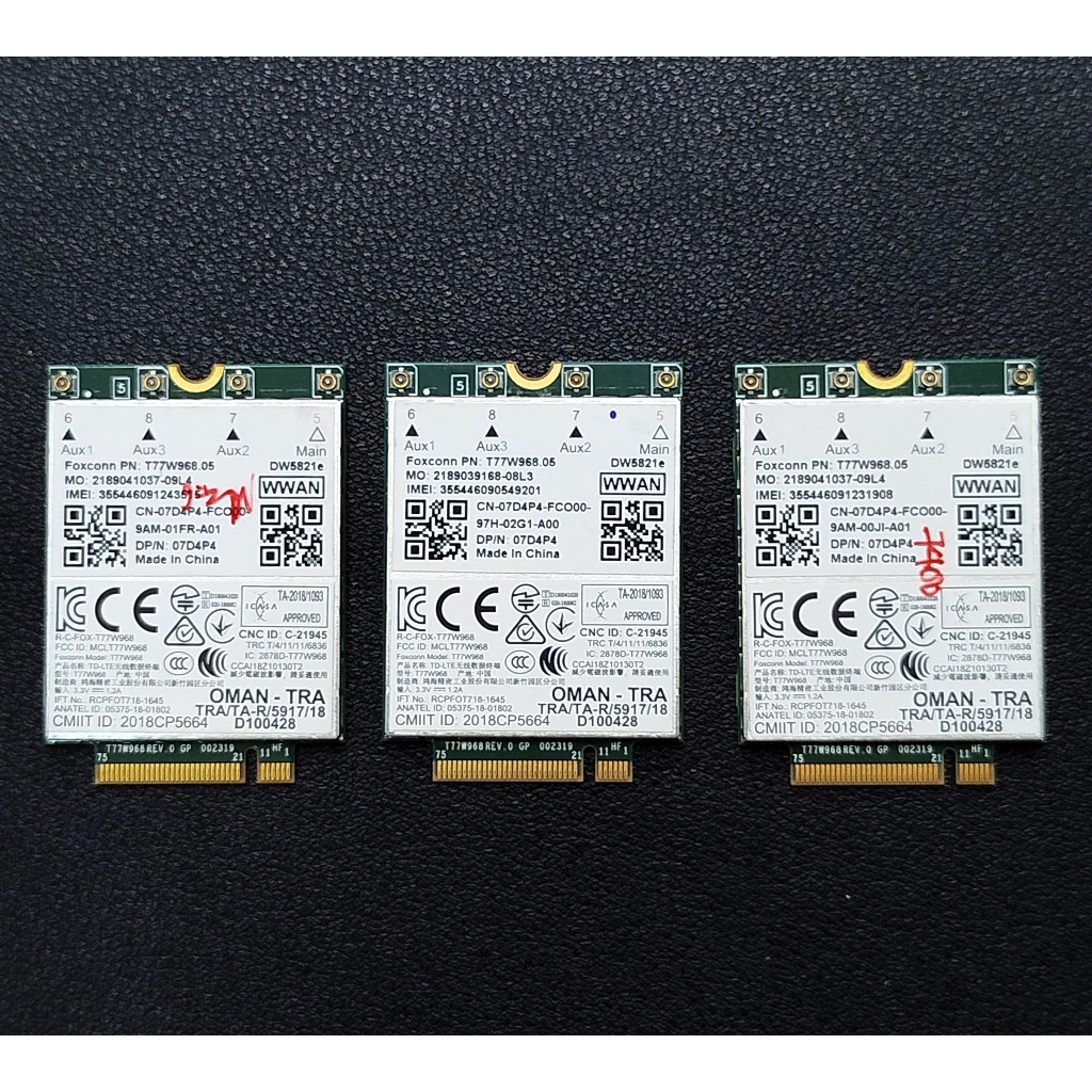 Card WWAN 5G Dell DW5821e, Card WWAN 4G, 5G LTE 5821e cho Laptop Dell ...