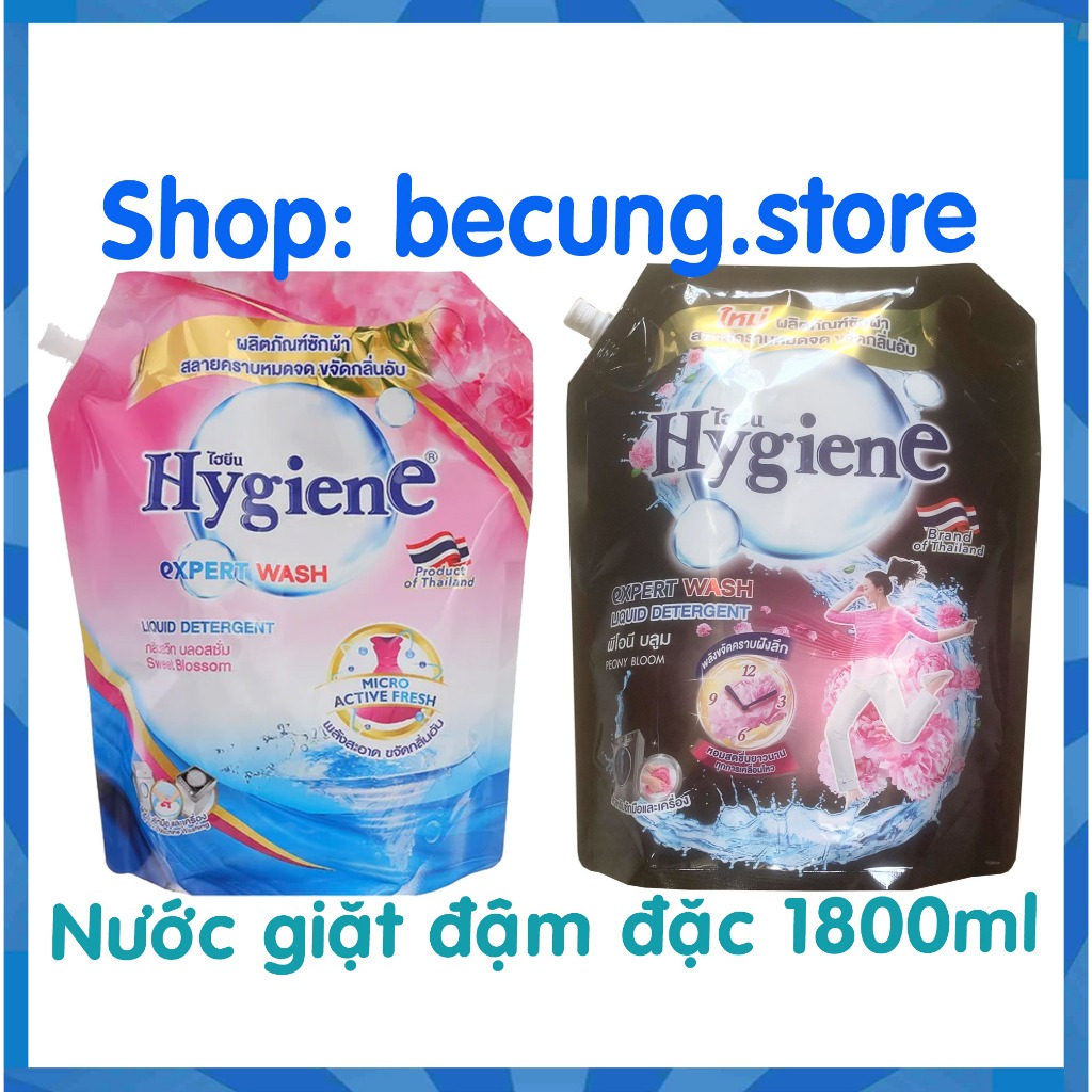 Nước giặt Hygiene Thái Lan túi 1800ml (Hygiene Việt Nam SX). | Shopee Việt Nam