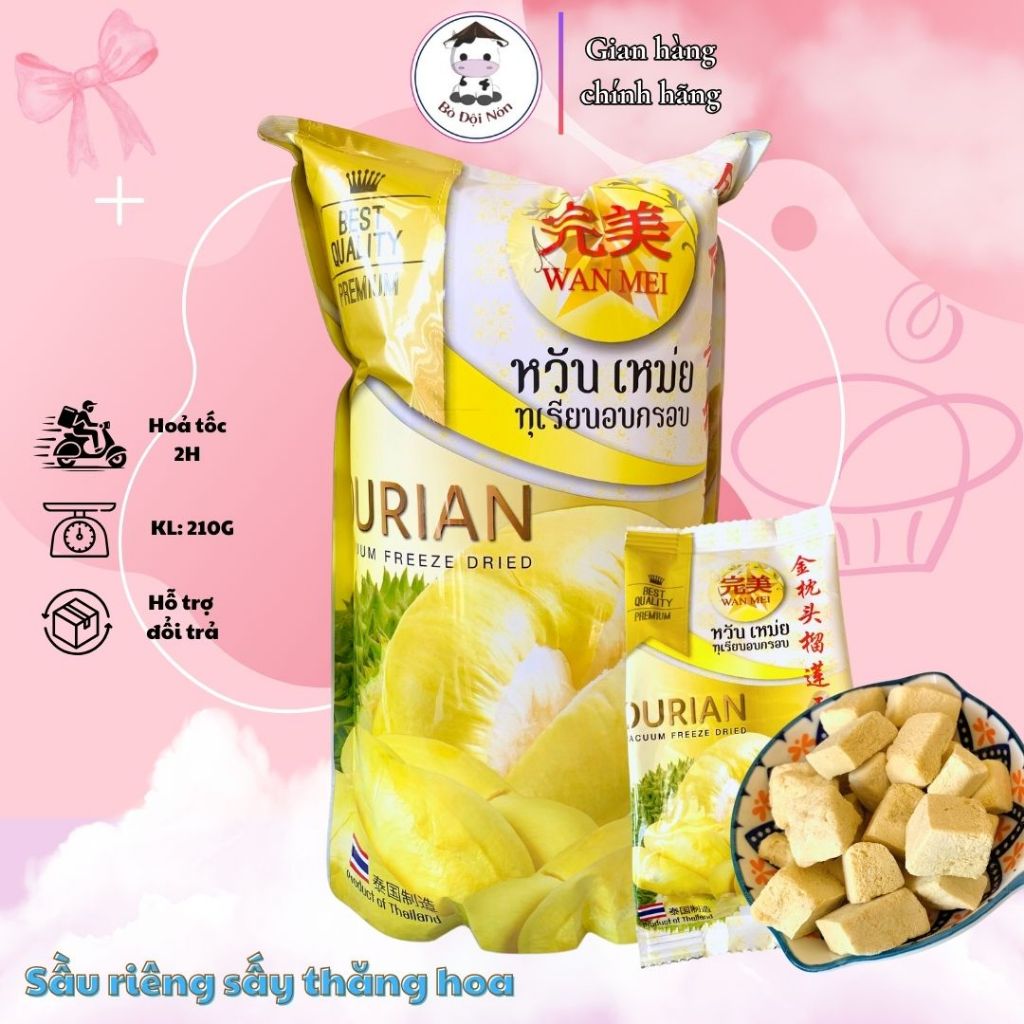Sầu Riêng Sấy Thái Lan WanWei 210G | Shopee Việt Nam