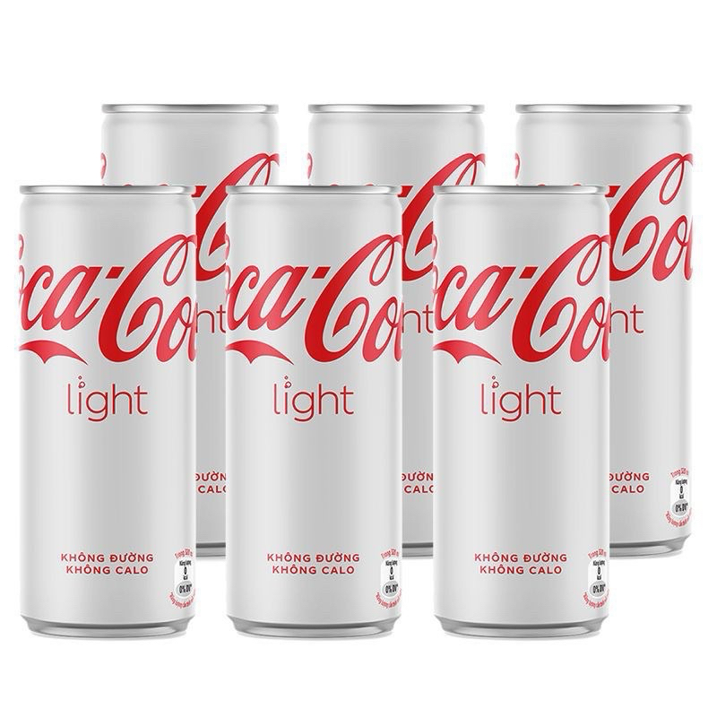 [HOẢ TỐC] THÙNG 24 LON COCA-COLA LIGHT KHÔNG ĐƯỜNG 330ML | Shopee Việt Nam