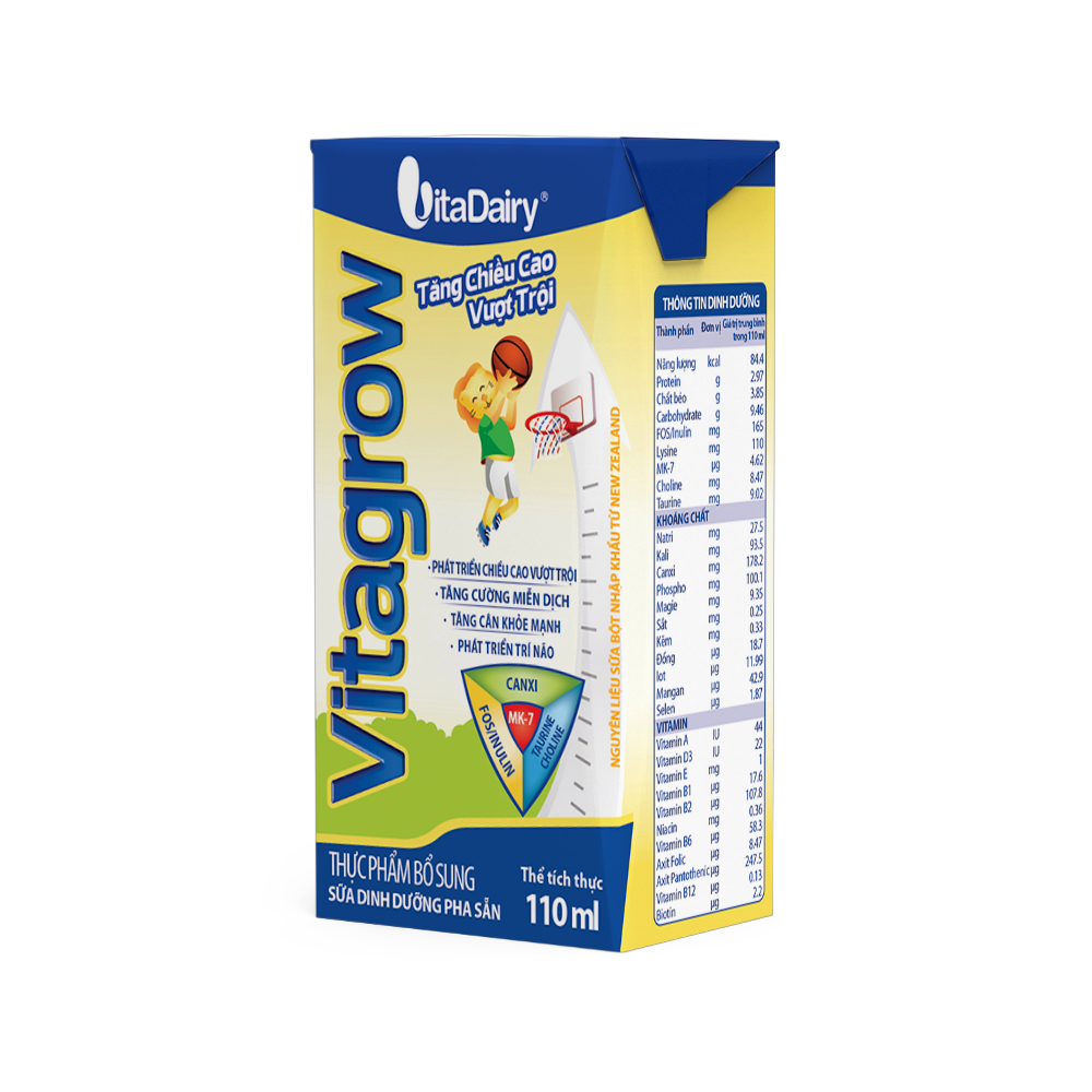 SUDD Vita grow 110ml - Thùng 48 hộp - VitaDairy | Shopee Việt Nam