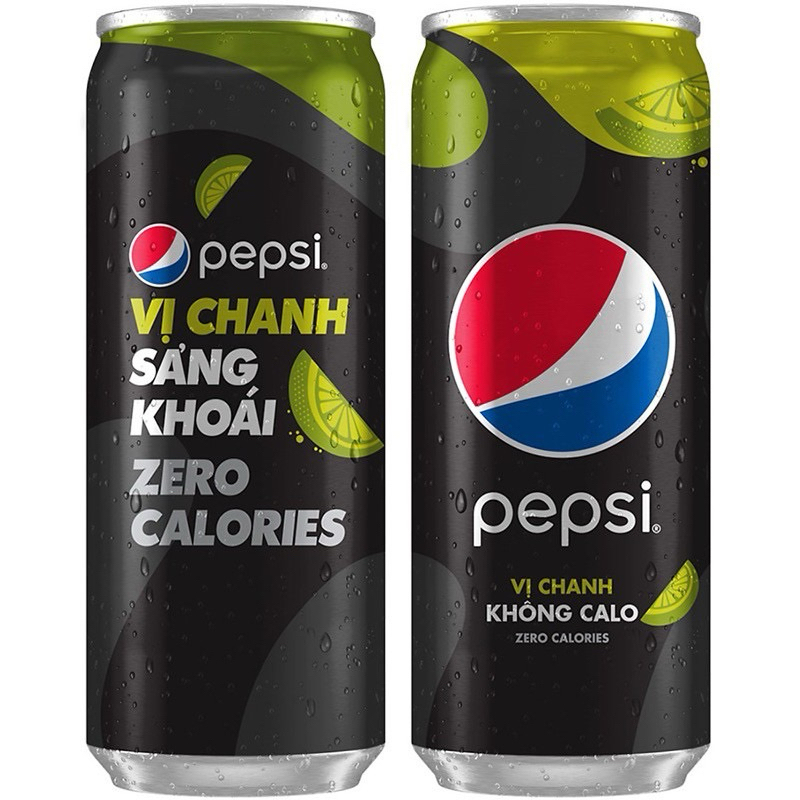 [ Hoả tốc] Thùng 24 Lon Nước Uống Có Gaz Pepsi Vị Chanh Không Calo (320ml/lon) | Shopee Việt Nam