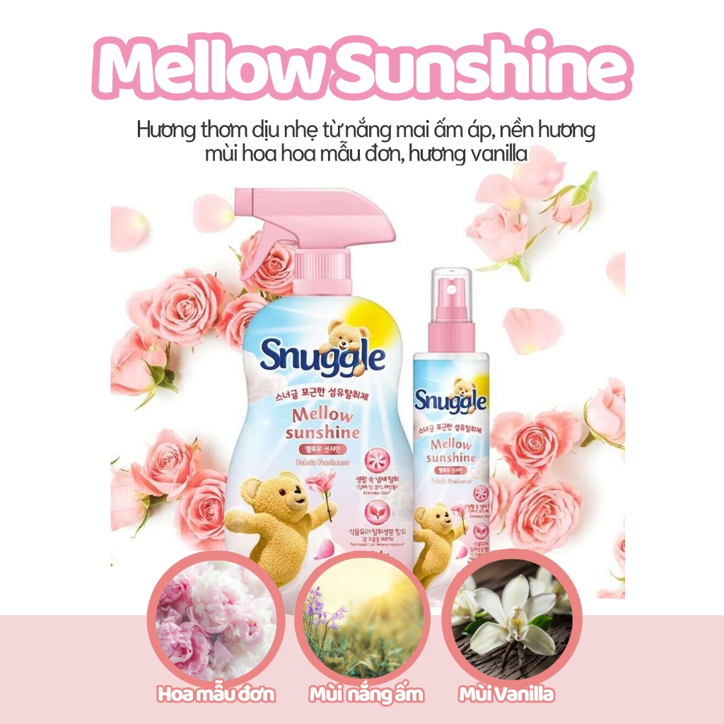 Xịt thơm quần áo Snuggle Nội địa Hàn Quốc 6 Mùi hương 150ml | Shopee ...