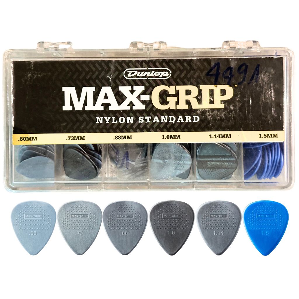 Pick Gảy Jim Dunlop 449R (Max Grip Nylon Picks), Móng Gảy Đàn (Guitar ...