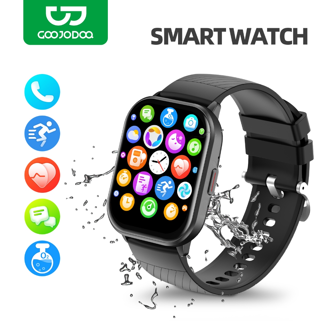 Đồng hồ thông minh Goojodoq Màn hình cảm ứng/Cuộc gọi thoại Bluetooth ...