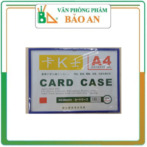 Card Case Nam châm A5, A4, A3 viền được bao quanh khung nhựa dầy chống ...