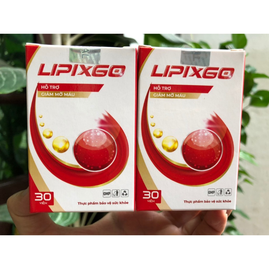 Viên uống Lipixgo hỗ trợ giảm mỡ máu tim mạch | MPShop | Shopee Việt Nam