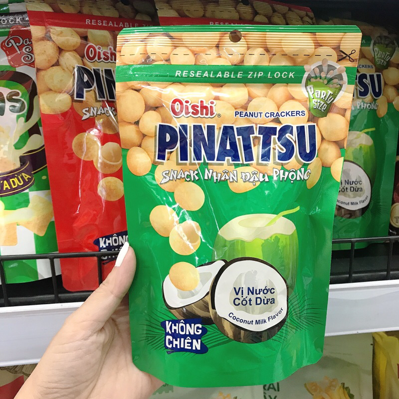 Pinatsu Snack vị nước cốt dừa Oishi | Shopee Việt Nam