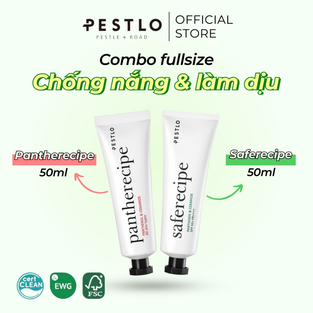 Kem chống nắng Pestlo Safe Recipe Sun Essence 50ml | Shopee Việt Nam