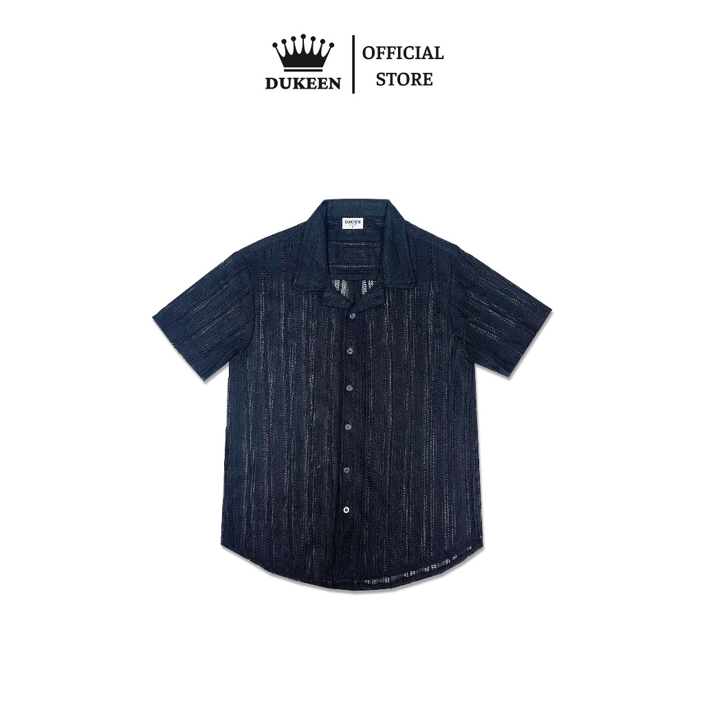 Áo Sơ Mi Cuban Shirt Tay Ngắn Nam Phong Cách Hàn Quốc, Dệt Lưới Thoáng ...