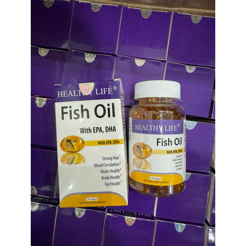 VIÊN UỐNG DẦU CÁ BỔ SUNG OMEGA 3 – HEALTHY LIFE FISH OIL | Shopee Việt Nam