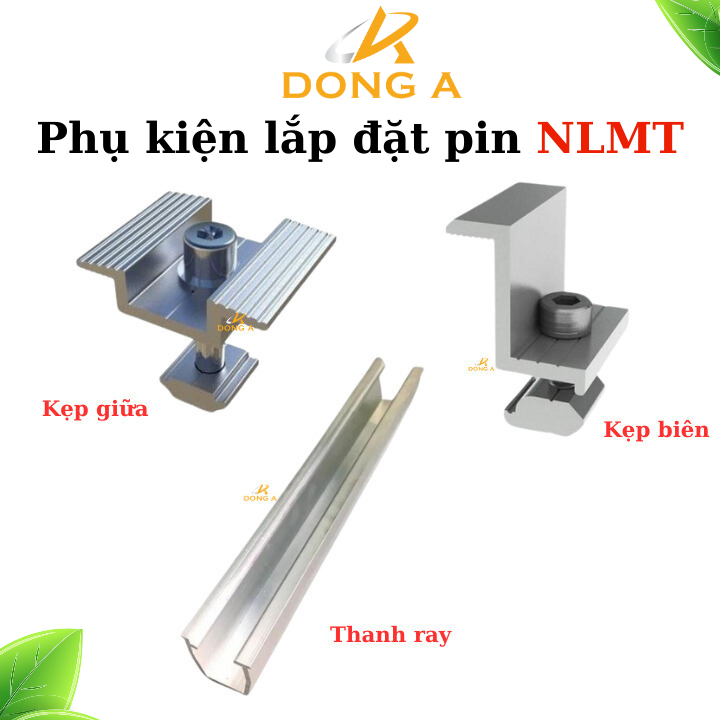 Thanh ray nhôm , kẹp biên, kẹp giữa , thanh mini rail 20cm-30cm phụ ...