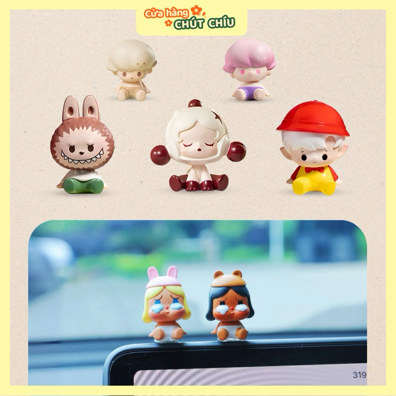 Popbean chính hãng Popmart, mô hình mini (Skullpanda, Labubu, Dimoo ...