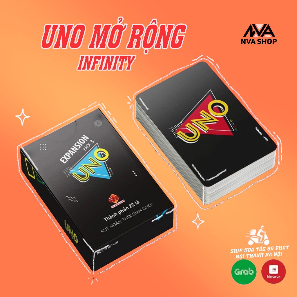 UNO Mở Rộng - UNO INFINITY giúp rút ngắn thời gian một ván chơi ( hộp đen ) | Shopee Việt Nam