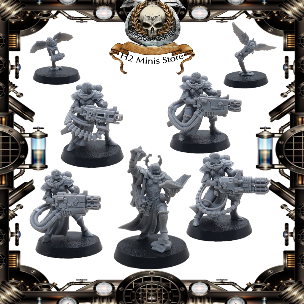 [Mô hình in 3D] Mô hình Warhammer Adepta Sororitas - Retributor Squad ...