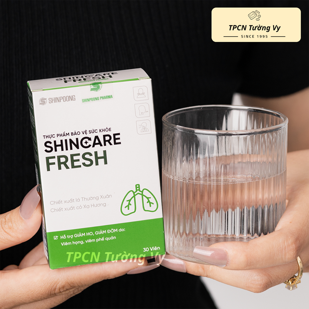 Viên uống SHINCARE FRESH bổ sung vitamin C, chiết xuất lá thường xuân ...