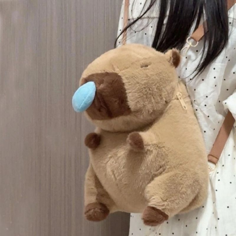 Ba Lô Capybara , Ba Lô Capybara Kéo Mũi Siêu Cute | Shopee Việt Nam