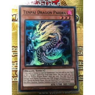 Thẻ bài Yugioh - TCG - Tenpai Dragon Paidra - LEDE-EN016 - Super Rare ...