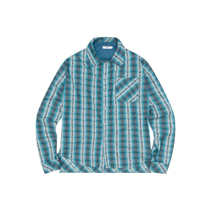 Áo Sơ Mi Flanel Xanh Dương Bacykism | Shopee Việt Nam