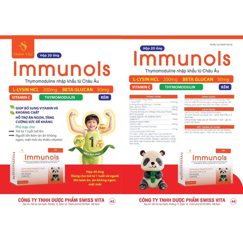 Siro ăn ngon Immunols EROVIT hộp 20 ống x 10ml | Shopee Việt Nam