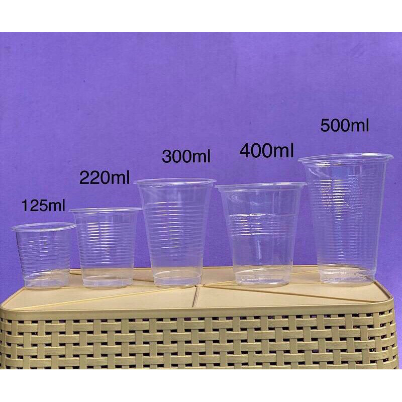 freeship từ 99k Sỉ [1000 ]Cốc nhựa dùng 1 lần có nắp, ko nắp size 280ml, 300ml, 400ml, 500ml ...