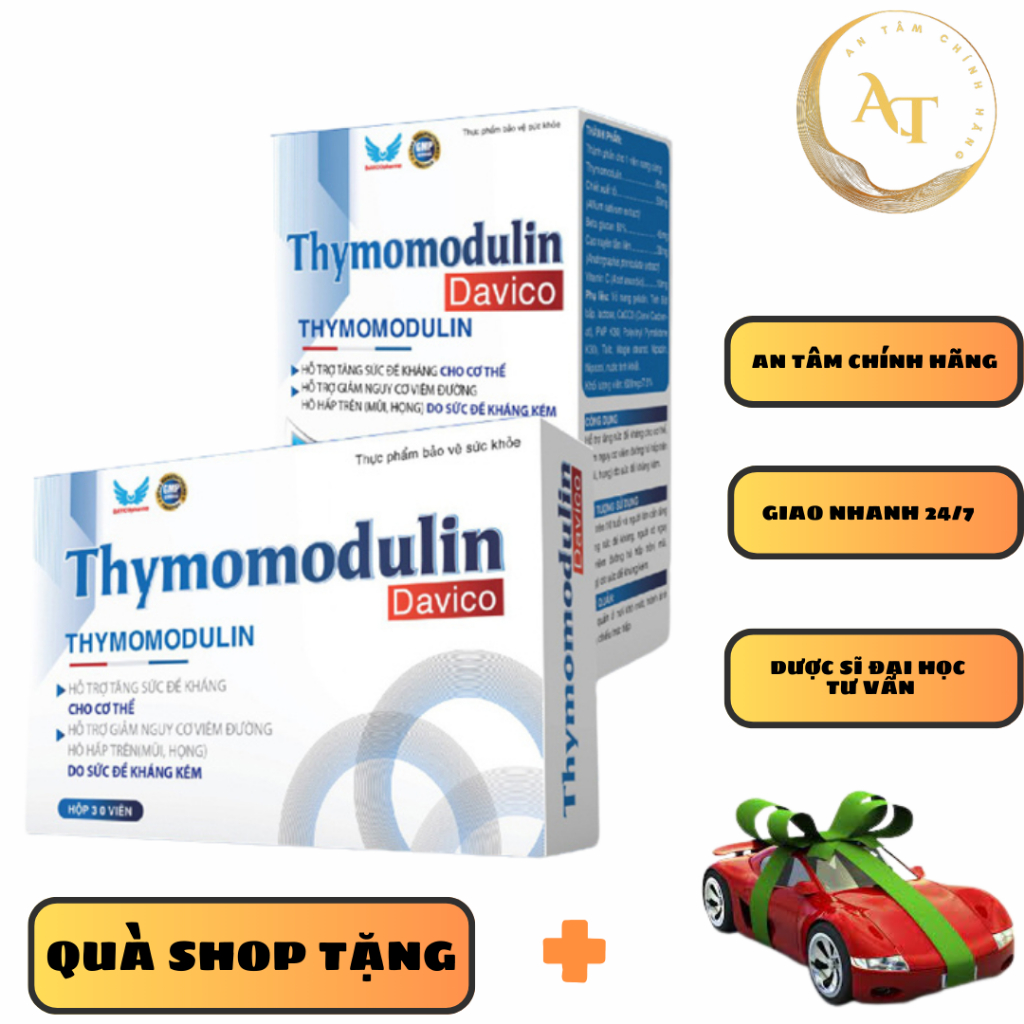 [CHÍNH HÃNG] Viên uống Thymomodulin Davico tăng sức đề kháng Hộp 30 viên | Shopee Việt Nam