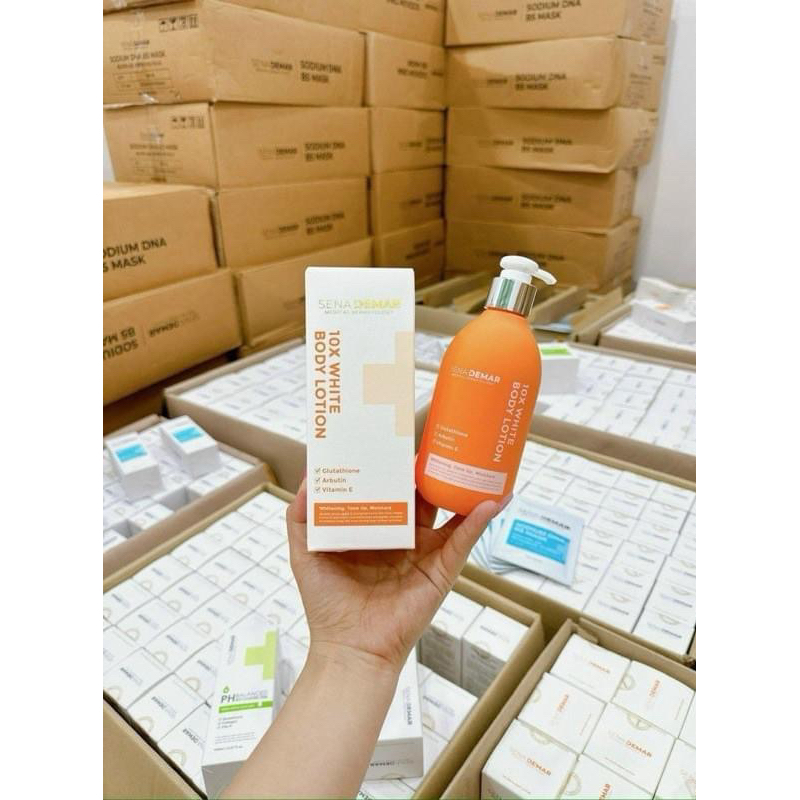 [AUTH 100%] KEM DƯỠNG THỂ NÂNG TONE DƯỠNG TRẮNG SENA DEMAR 10X WHITE ...