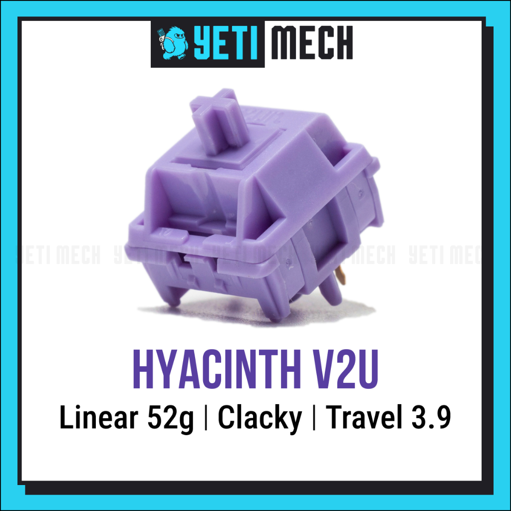 Switch Hyacinth V2U | Sillyworks | Linear 52g | Switch bàn phím cơ ...