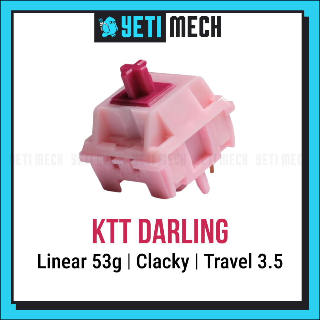 KTT Darling | Linear 53g | 5pins | Switch bàn phím cơ | yeti mech | Shopee Việt Nam