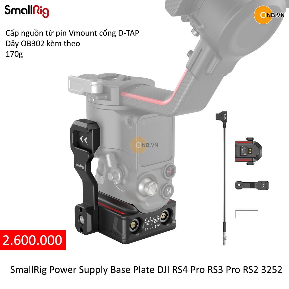 SmallRig Power Supply Base Plate DJI RS4 Pro RS4 RS2 RS3 RS3 Pro code ...