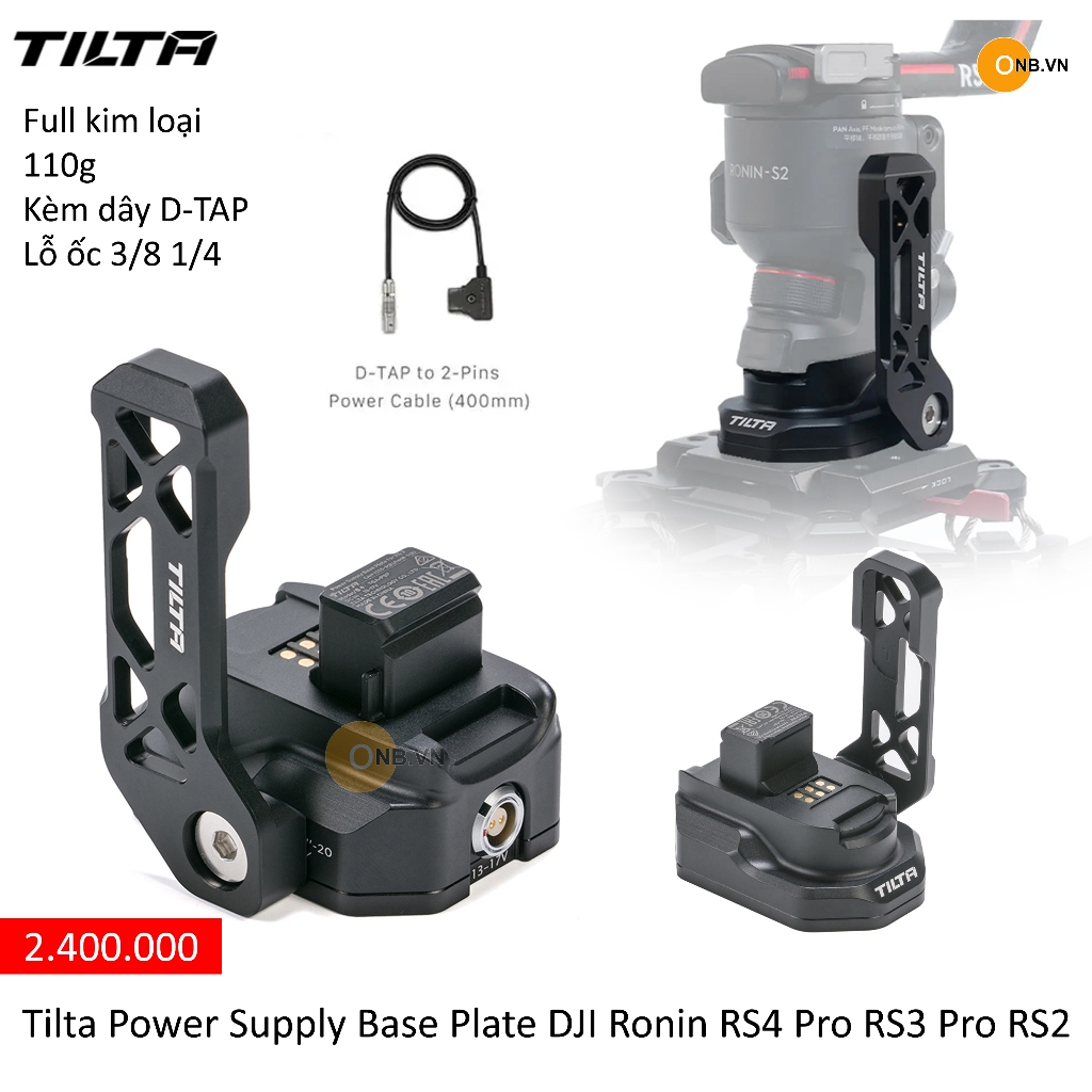 Tilta Power Supply Base Plate DJI Ronin RS4 Pro RS3 Pro RS2 | Shopee ...