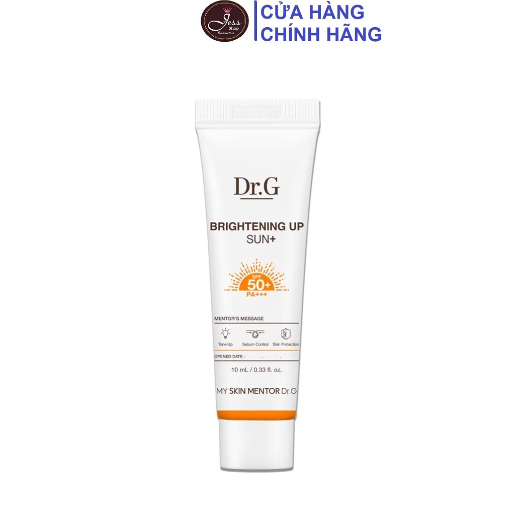 Kem Chống Nắng Dr.G Brightening Up Sun SPF 50PA+++ 10ml | Shopee Việt Nam