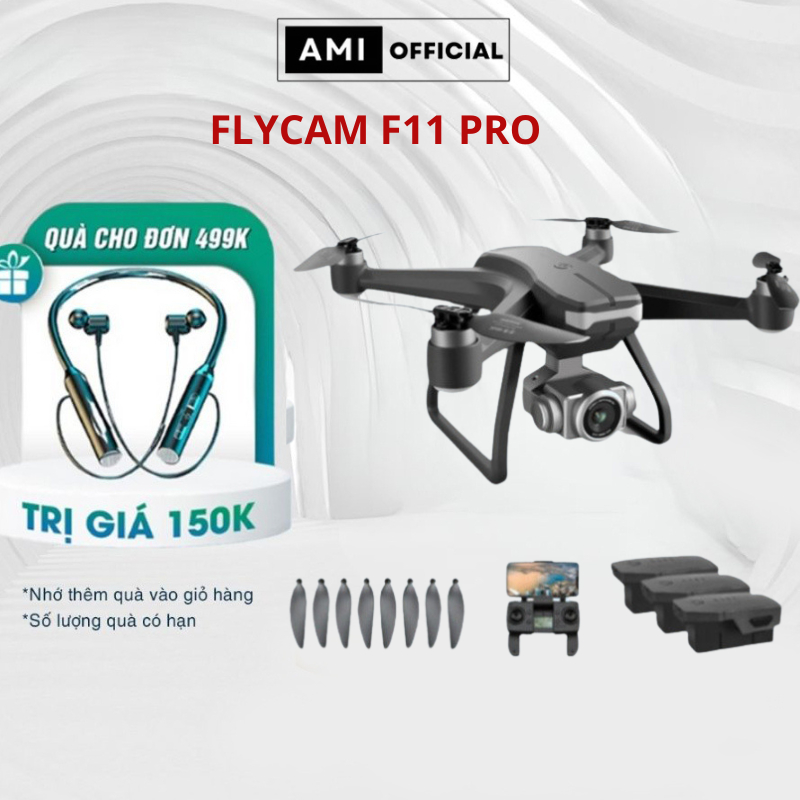 Flycam máy bay không người lái F11 pro định vị GPS, camera kép, fly cam ...
