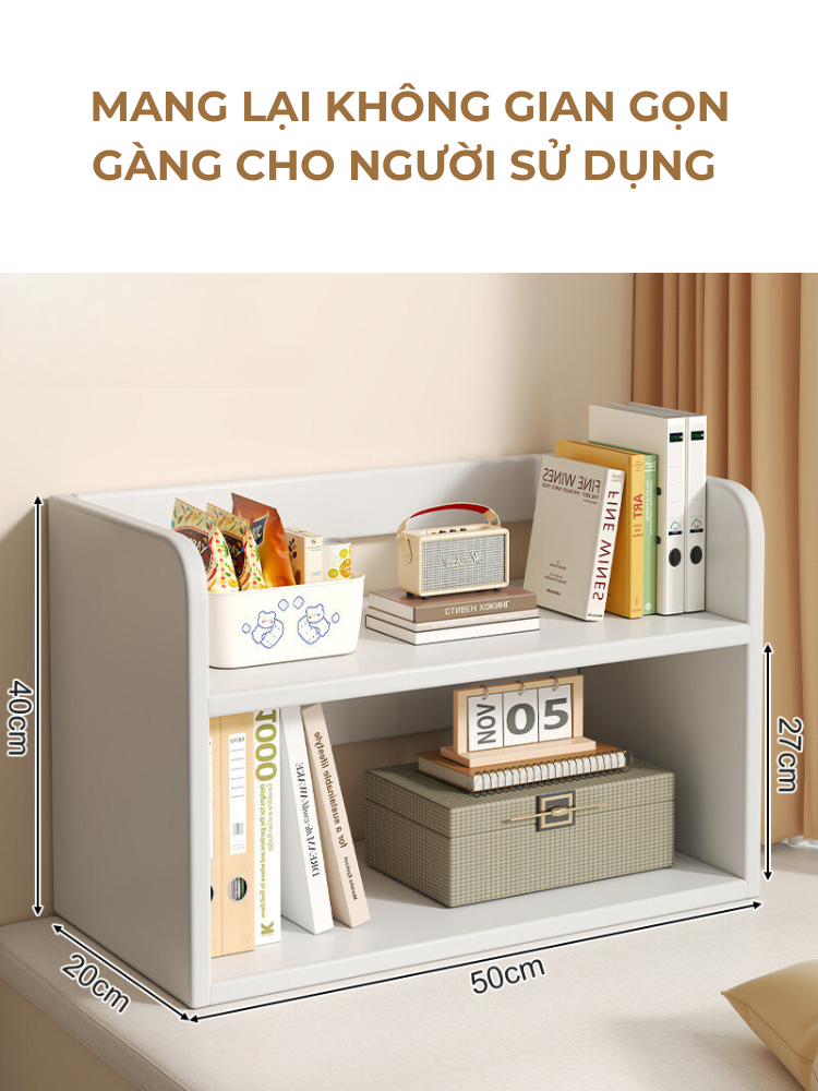Kệ sách để bàn, Kệ để đồ, sách vở, tài liệu tiết kiệm không gian chất ...