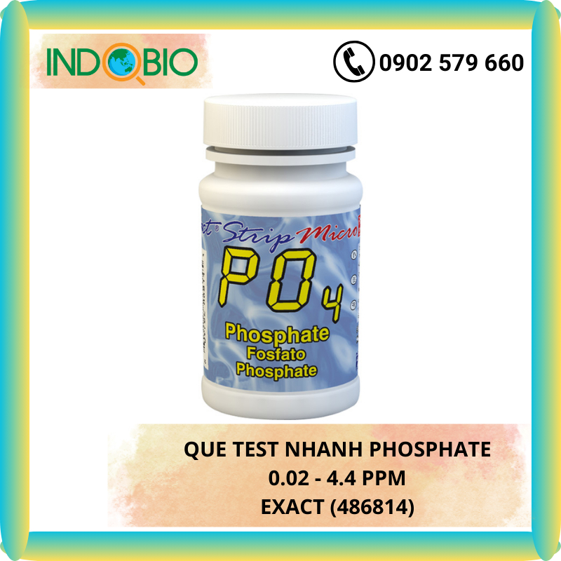 [CHÍNH HÃNG] QUE TEST NHANH PHOSPHATE 0.02 - 4.4 PPM, EXACT 486814 [KÈM ...