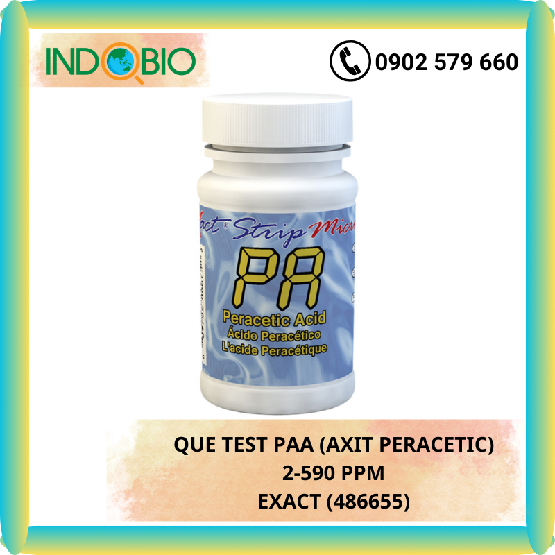 [CHÍNH HÃNG] QUE TEST PAA (AXIT PERACETIC) 2-590 PPM EXACT 486675 [KÈM ...