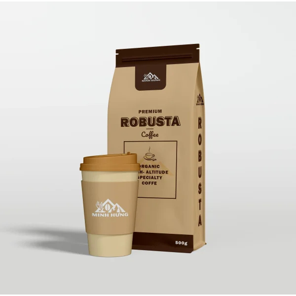 Cà Phê hạt Robusta - Minh Hưng Agriforest - Gói 500G | Shopee Việt Nam