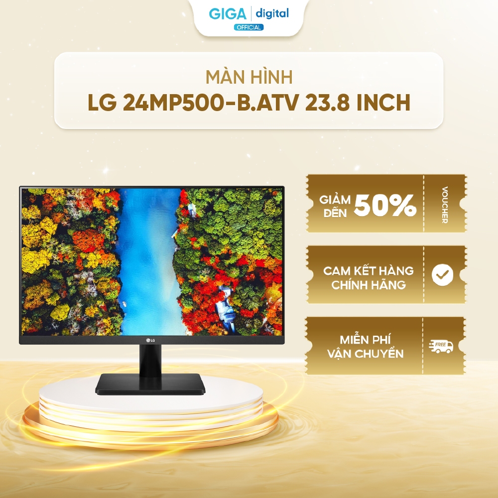 Màn hình máy tính LG 24MP500-B.ATV 24 inch FHD IPS | Shopee Việt Nam