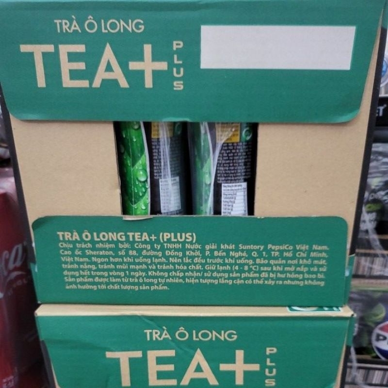 Trà Ô long TEA+ PLUS 450ml thùng 24 chai | Shopee Việt Nam