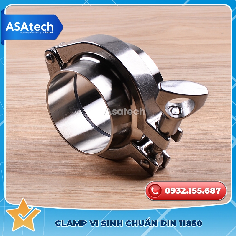 Clamp vi sinh chuẩn DIN 11850, khớp nối vi sinh Carten Pipe làm từ inox 304/316L | Shopee Việt Nam
