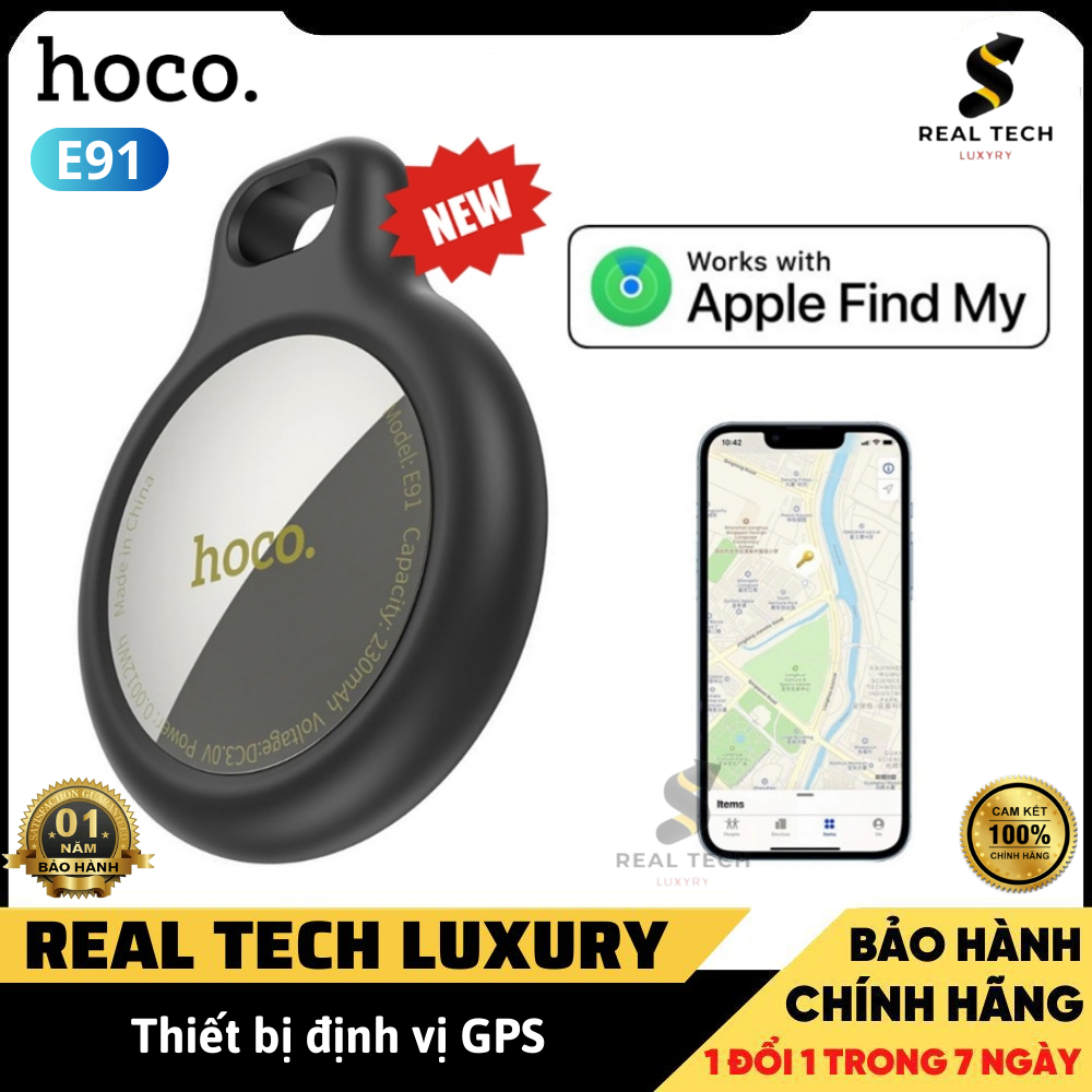 Thiết bị định vị GPS chính hãng Hoco E91 mini siêu nhỏ để tìm chìa khóa ...