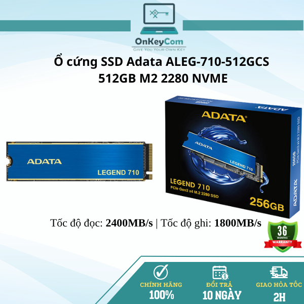 Ổ cứng SSD Adata ALEG-710-512GCS 512GB M2 2280 NVME | Shopee Việt Nam