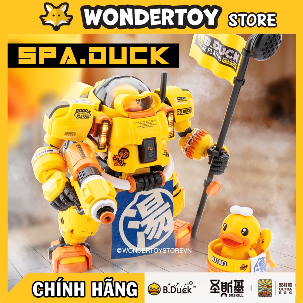 Mô Hình Lắp Ráp Chính Hãng B.DUCK: SPA DUCK Vịt Máy Action Model Kit ...